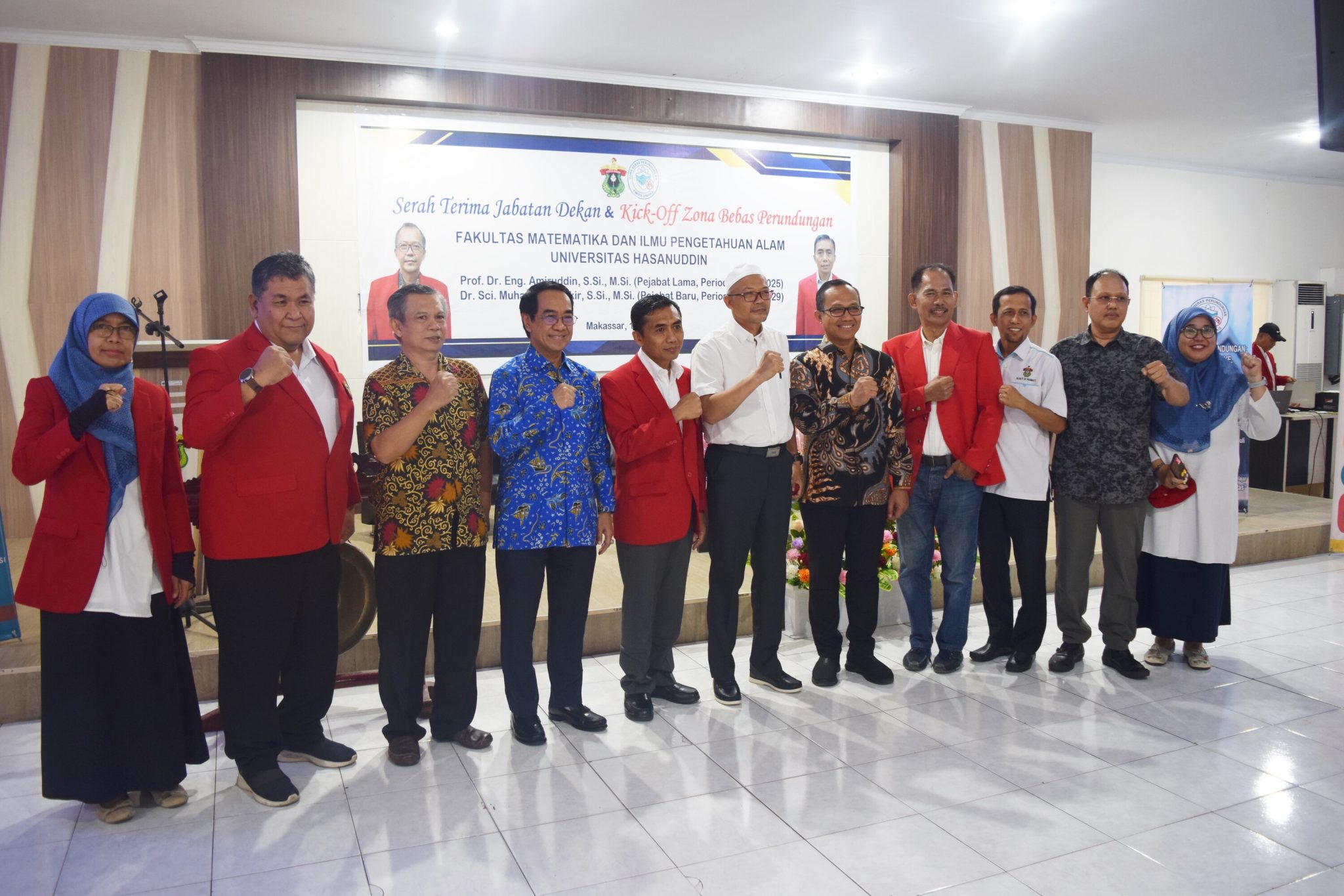 Serah Terima Jabatan Dekan FMIPA Unhas – Fakultas MIPA Unhas